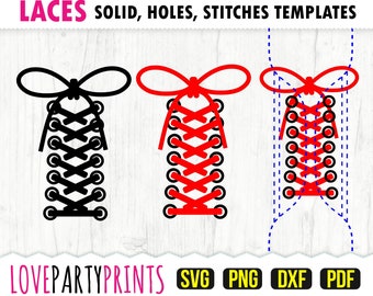 Shoe Laces. Svg Png Eps Dxf Cut Files. - Etsy