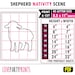 Shepherd Nativity Scene, PDF Templates, Letter Size, Baby Sheep Outdoor ...