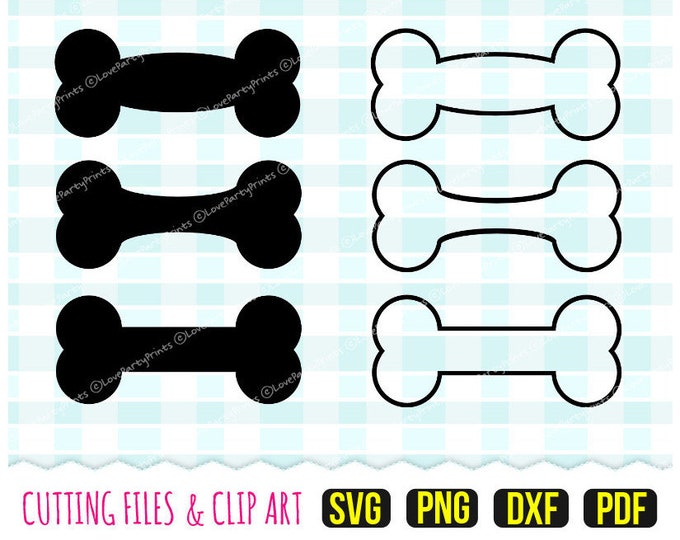 Dog Bone SVG, PNG Files Dog Bone Laser Cut File Transparent and Vector ...