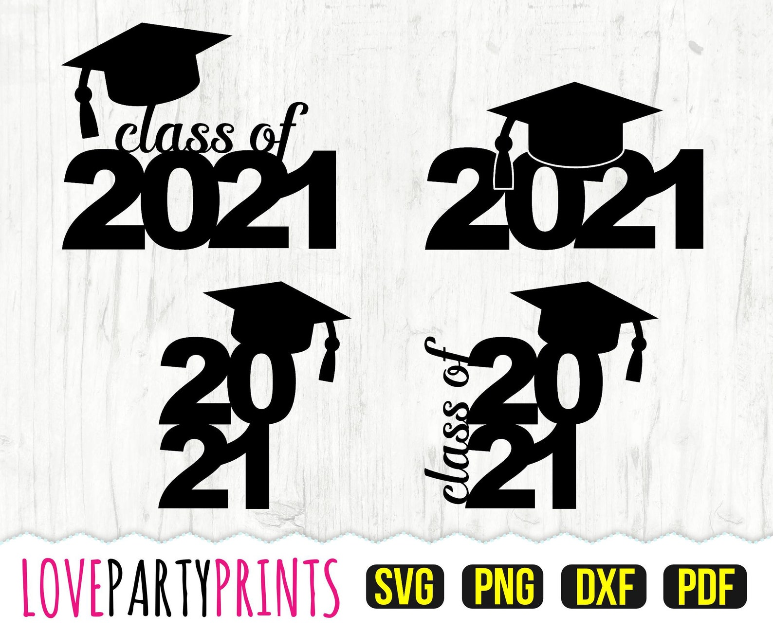 Class of 2021 SVG DXF PNG Pdf Graduation 2021 Svg | Etsy