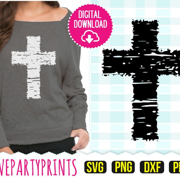 Distressed Cross Svg - Etsy