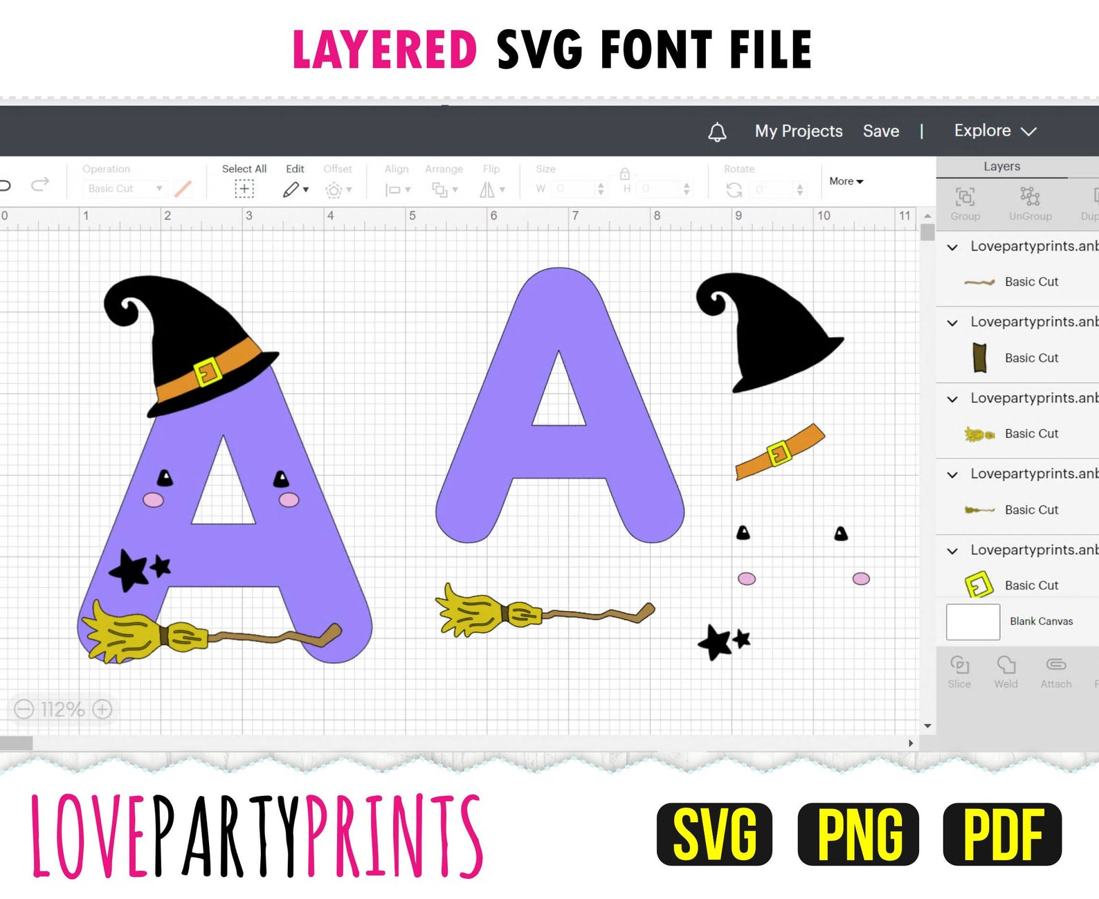 WITCH ALPHABET FONT Svg, Png and Pdf Files, Witch Font, Witch Numbers ...
