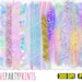 Rainbow Brush Strokes Clipart, PNG Format 300dpi, Rainbow Glitter ...