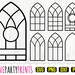 Arch Windows SVG DXF PNG Pdf Window Frame Svg Arch Window | Etsy UK