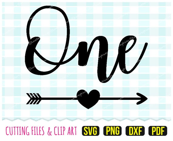 One Svg DXF PNG PDF 1st Birthday Svg First Birthday Svg - Etsy