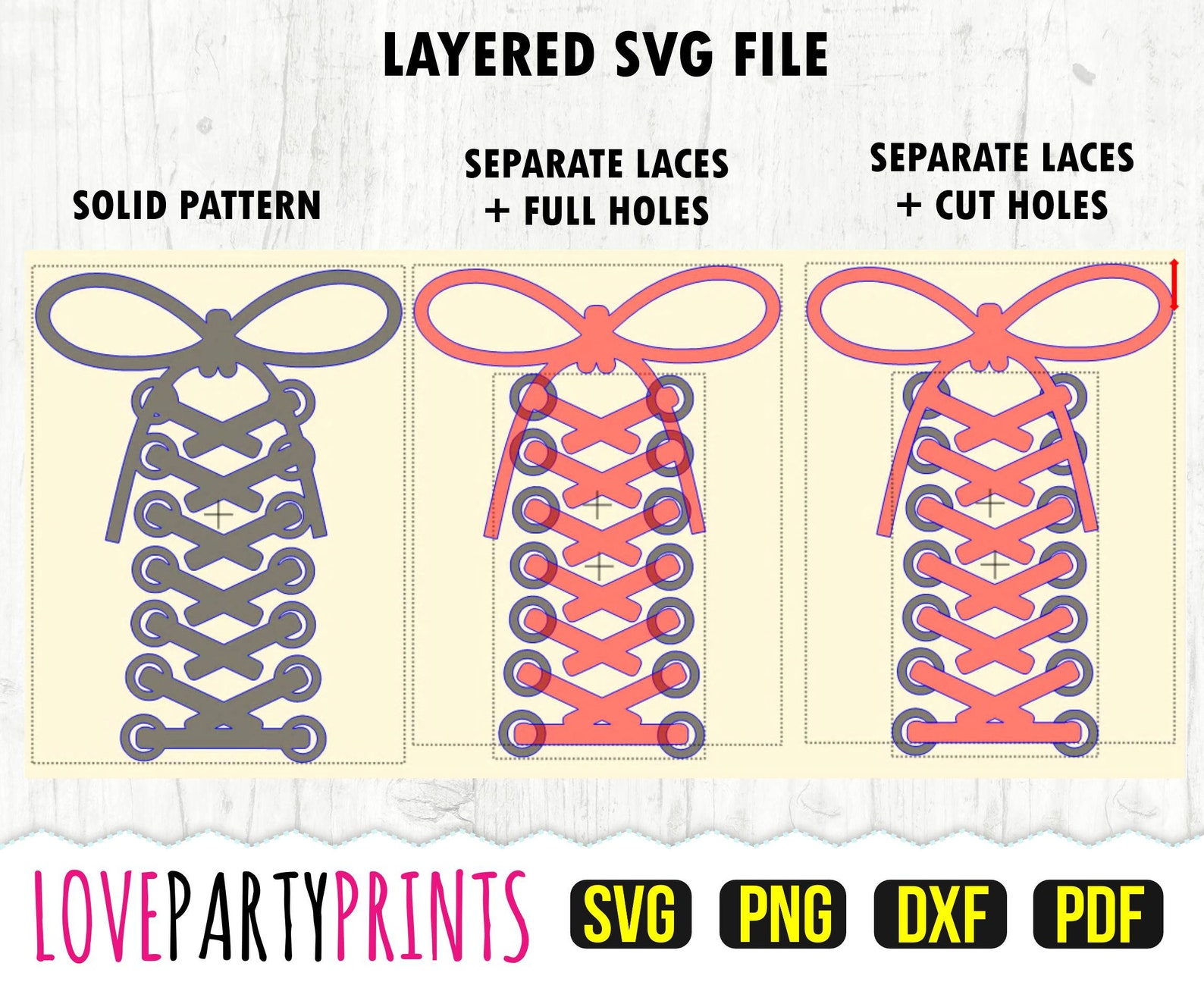 Shoelace Svg DXF PNG PDF Shoe Laces Svg Trainers Laces | Etsy