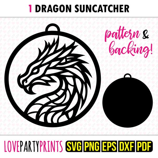 Fantasy Suncatcher Svg - Etsy UK