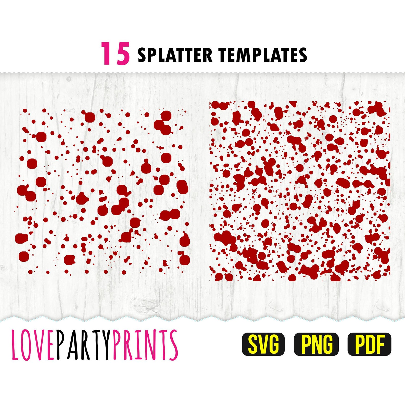 Splatter SVG, PNG, PDF, Blood Splatter Svg, Paint Splatter Svg, Paint ...