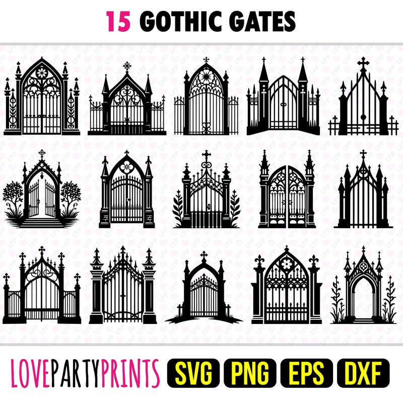 Gothic Gate Miniature - Etsy UK