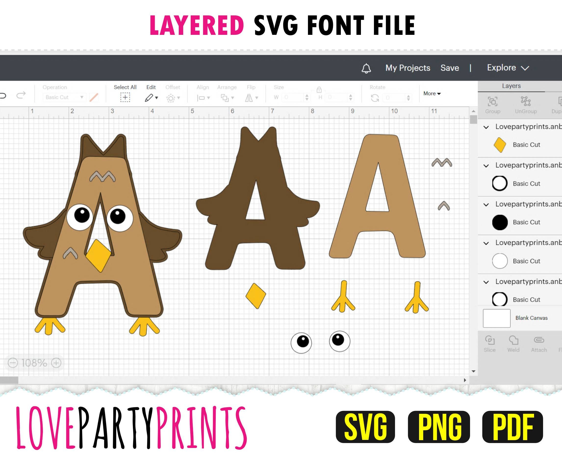OWL FONT SVG Png and Pdf Files Owl Alphabet Owl Numbers - Etsy UK
