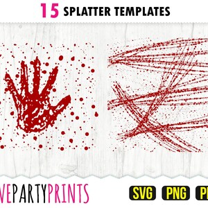 Splatter SVG, PNG, PDF, Blood Splatter Svg, Paint Splatter Svg, Paint ...