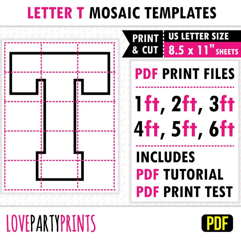 Mosaic Letter - Etsy