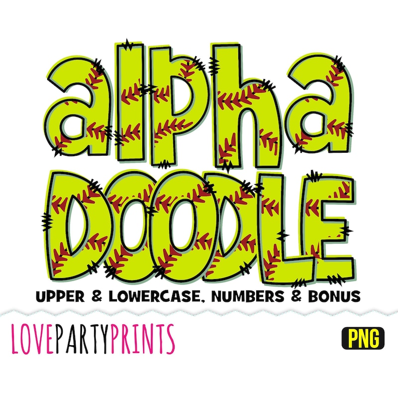 Softball Letters - Etsy