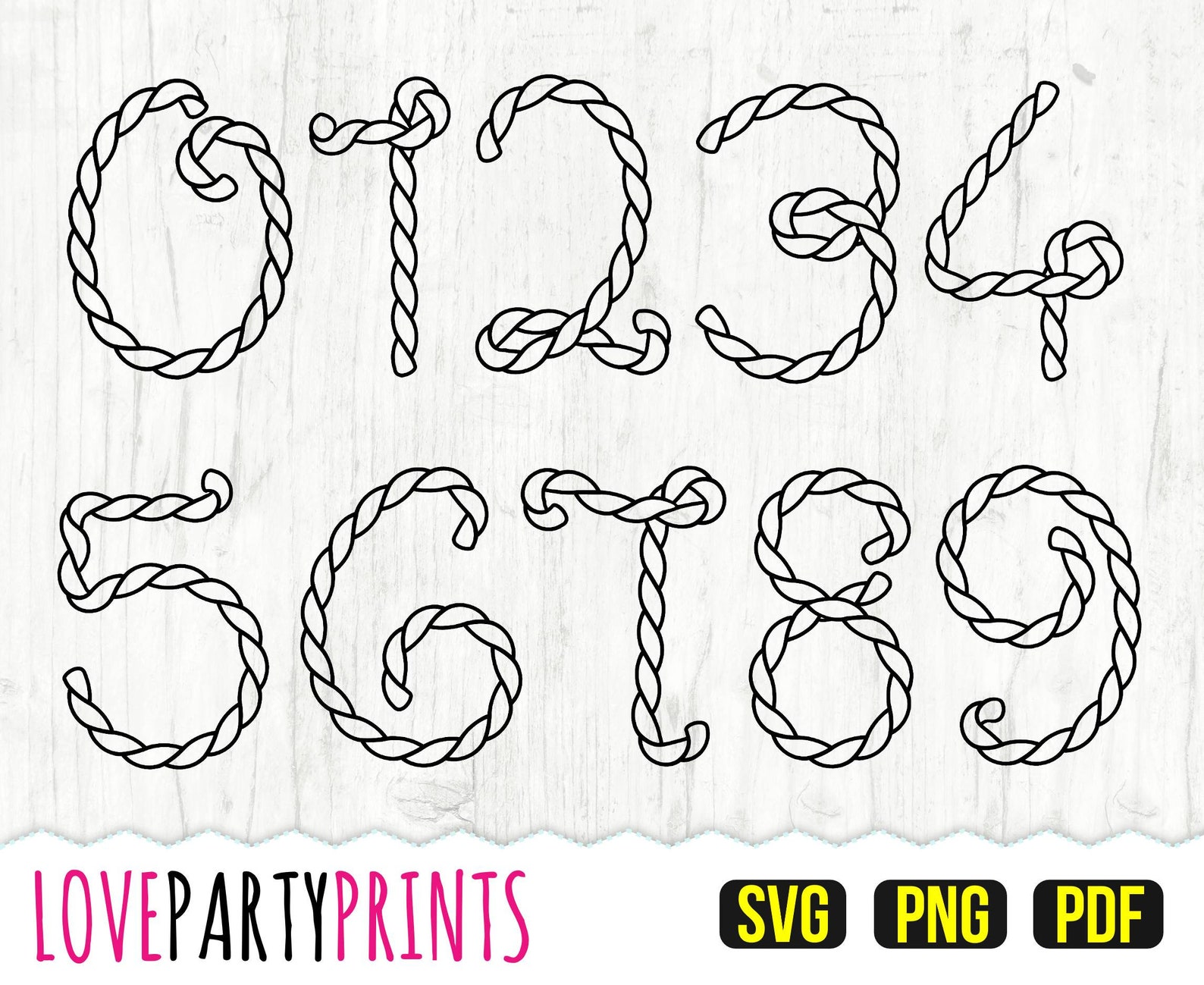 ROPE FONT SVG Png Pdf Rope Font Clipart Rodeo Font - Etsy UK