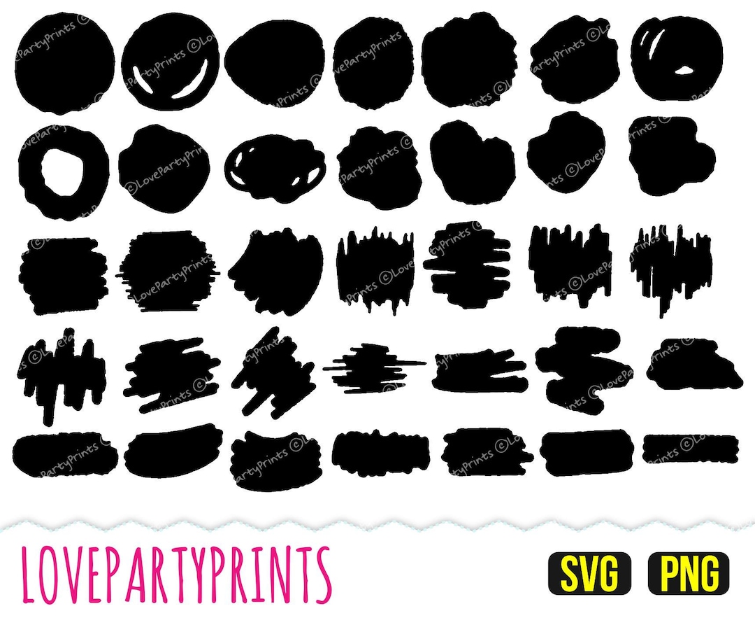 Paint Brush Stroke SVG and PNG, Paint Stroke Svg, Paint Brush Svg ...