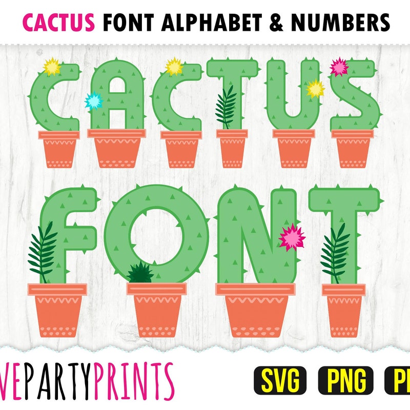 Cactus Banner - Etsy