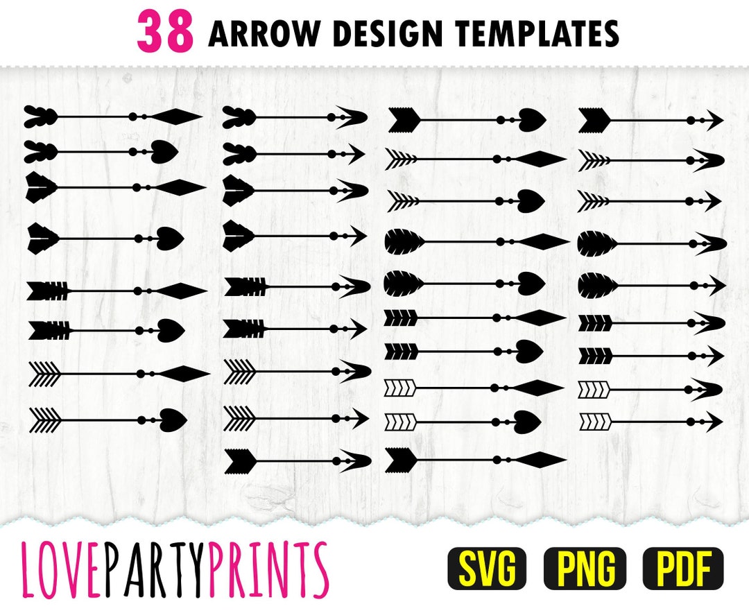 38 Arrow SVG, Arrow Clipart, Arrow Cut Files, Arrow Clip Art, Arrow ...