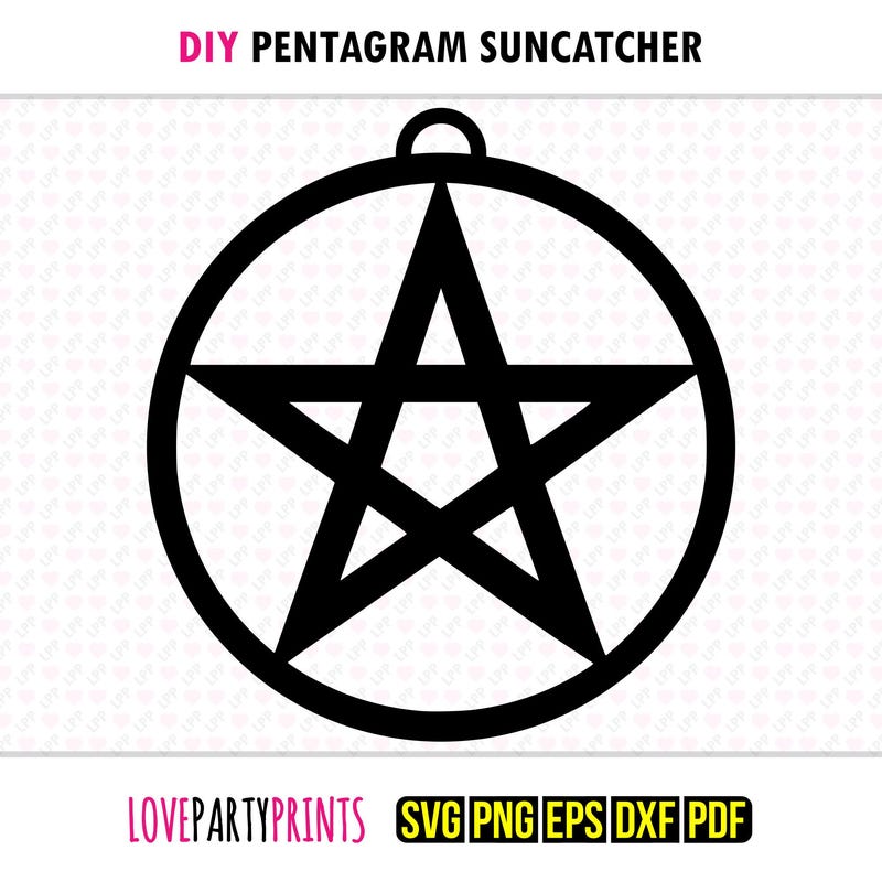 Pentagram Sun Catcher - Etsy