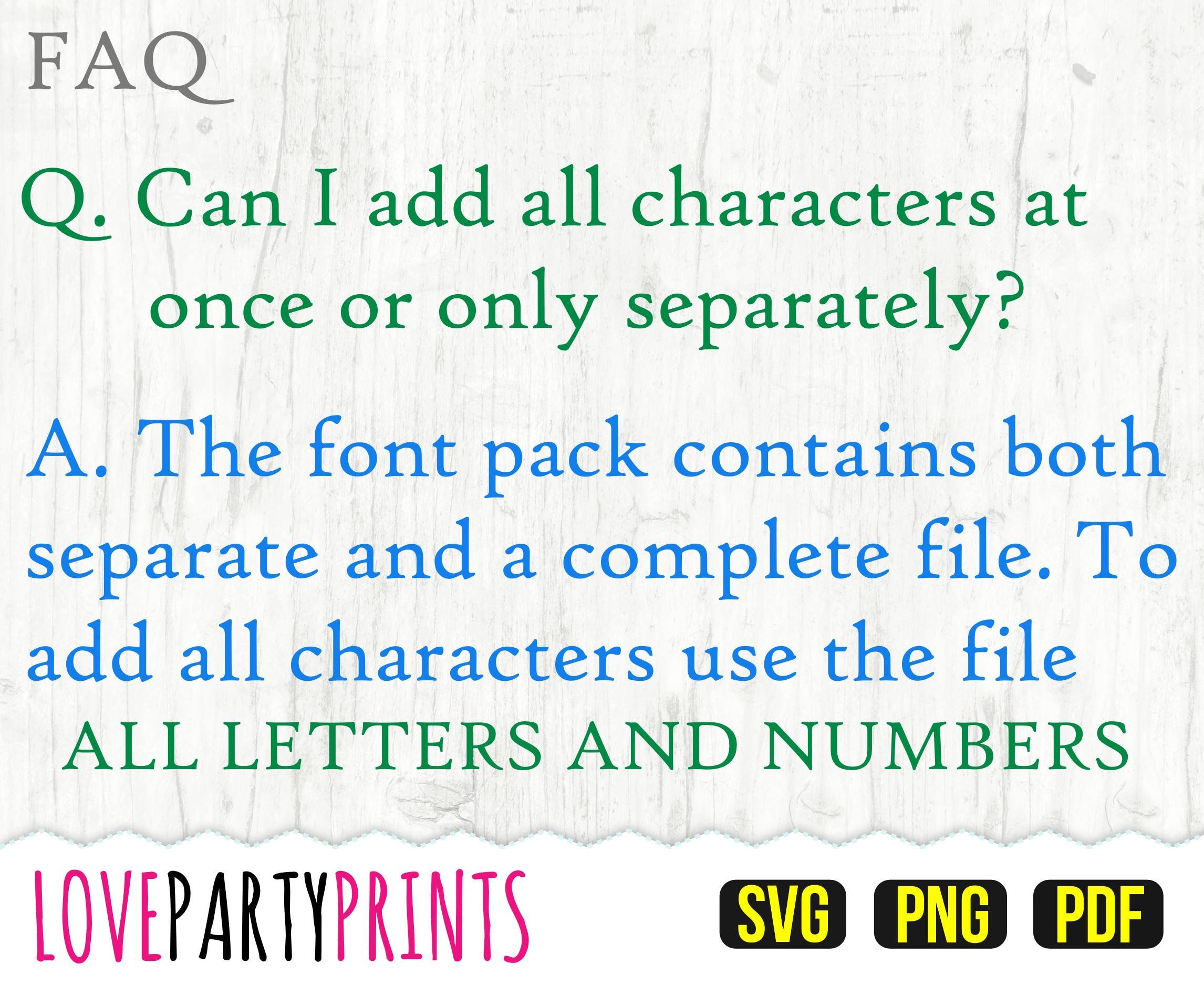 OUTLINE LETTERS and Numbers SVG Png and Pdf Files 300dpi | Etsy UK