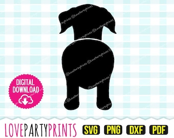 Dog Butt Silhouette Svg - Etsy Canada