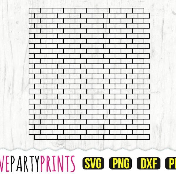 Brick Pattern Svg - Etsy