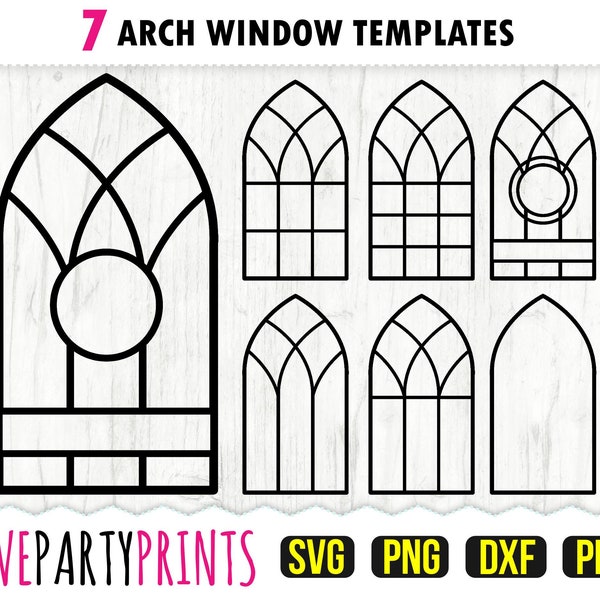 Gothic Window Svg - Etsy