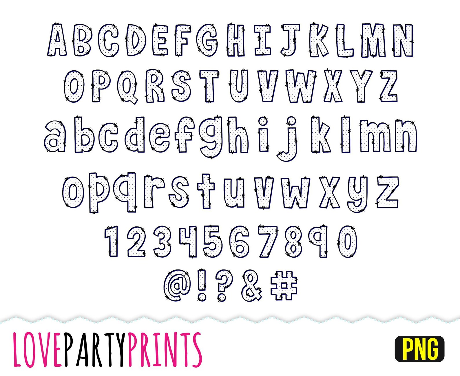 Navy Blue Letters Numbers Doodle Bundle Uppercase & - Etsy