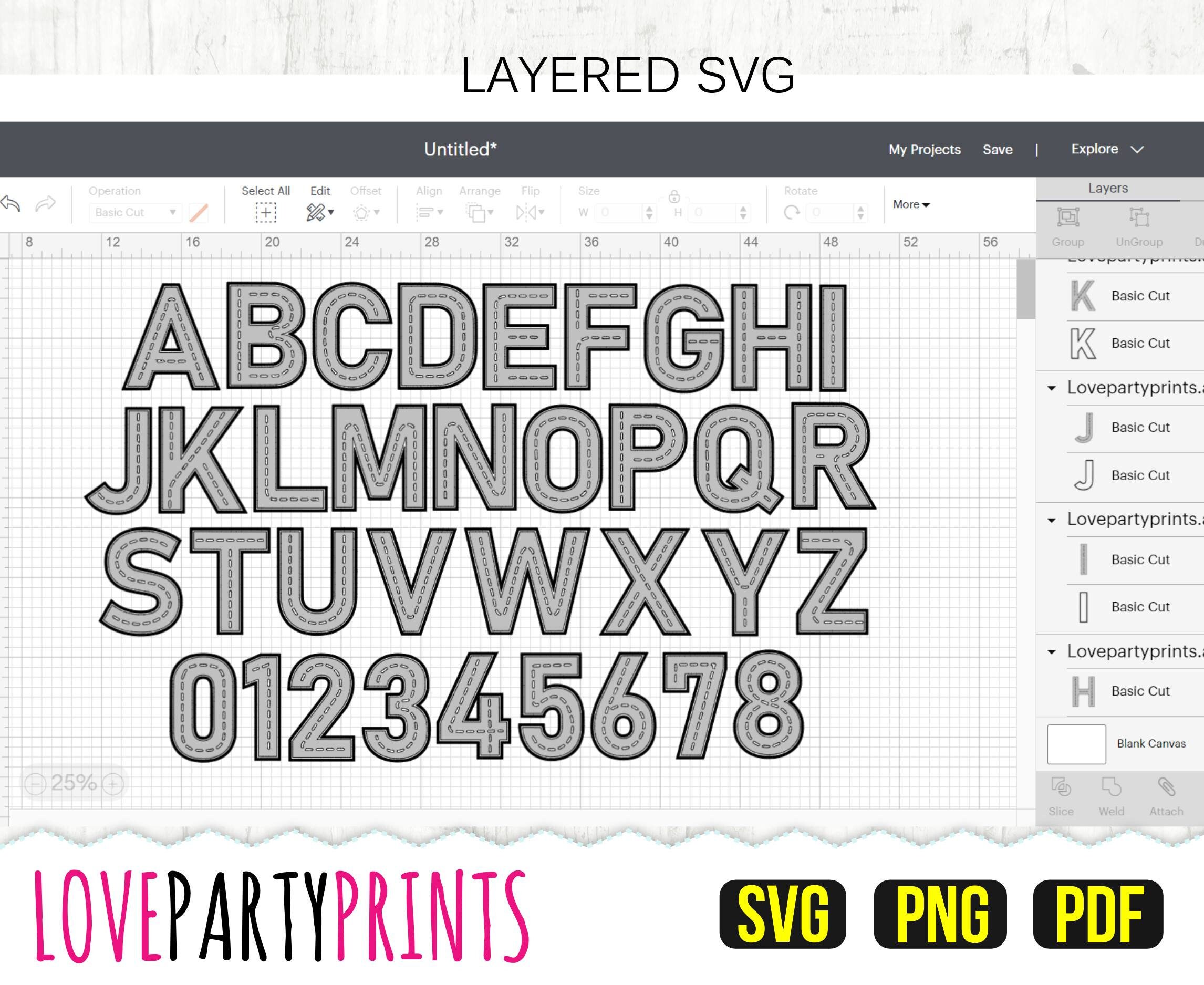 Road Font SVG PNG PDF Road Letters Svg Road Numbers Svg - Etsy Australia