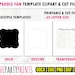 Paddle Fan Template SVG, PDF, Png, Dxf, Blank Fan Template, US Letter 8 ...