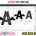 BAT FONT SVG, Png, Pdf, Halloween Png Letters, Bat Png Font, Svg ...