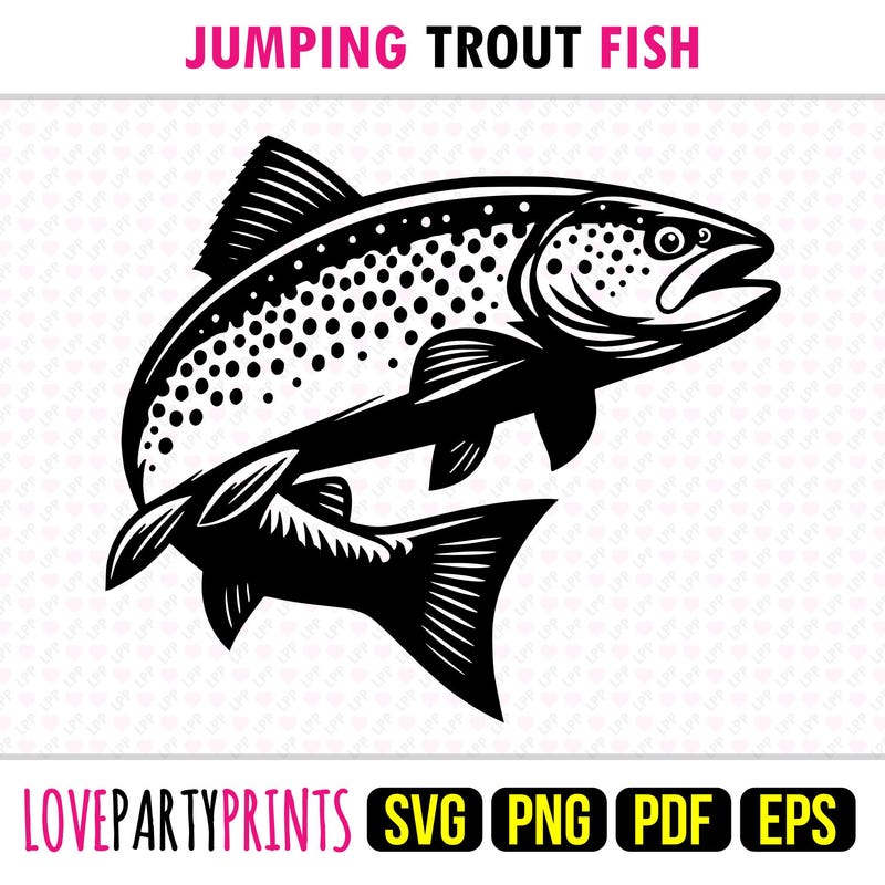 Trout Print - Etsy