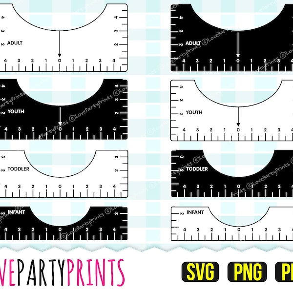 Shirt Ruler Svg - Etsy