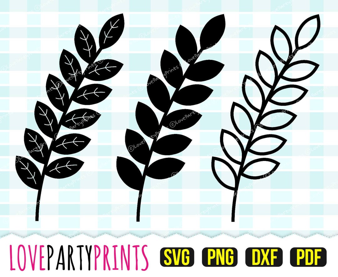 Leaf Svg, DXF, PNG, PDF, Leaf Template, Leaves Svg, Leaf Cutting Files ...