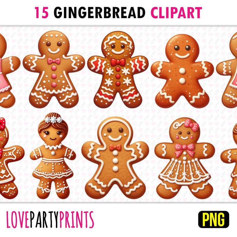 Ginger Clipart - Etsy