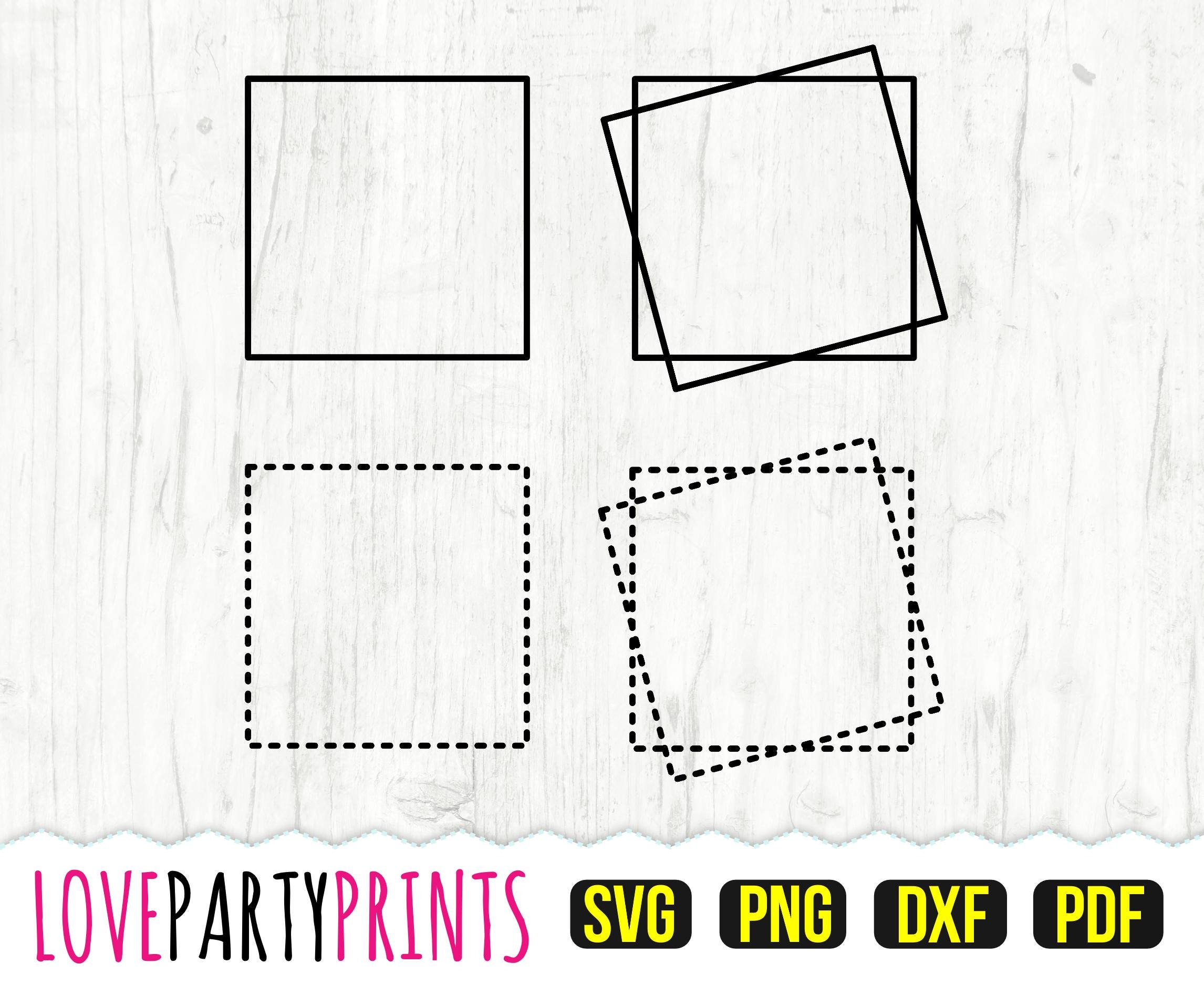 Frames Bundle SVG DXF PNG Pdf Square Frame Svg Rectangle - Etsy UK