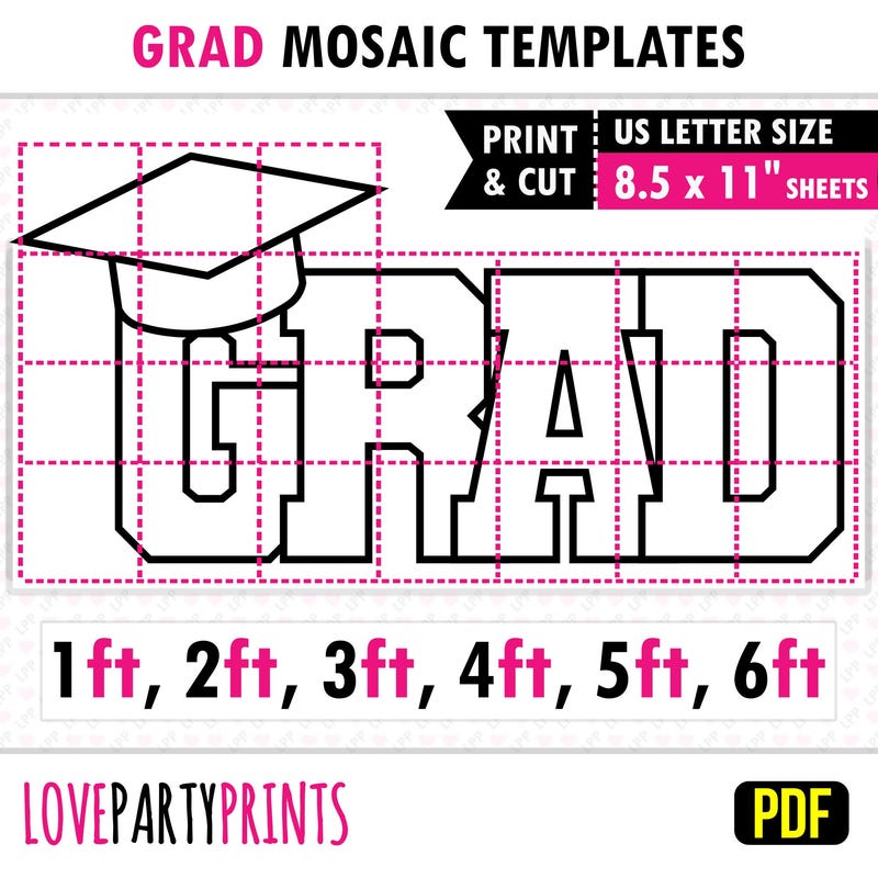 3ft Grad Letters - Etsy