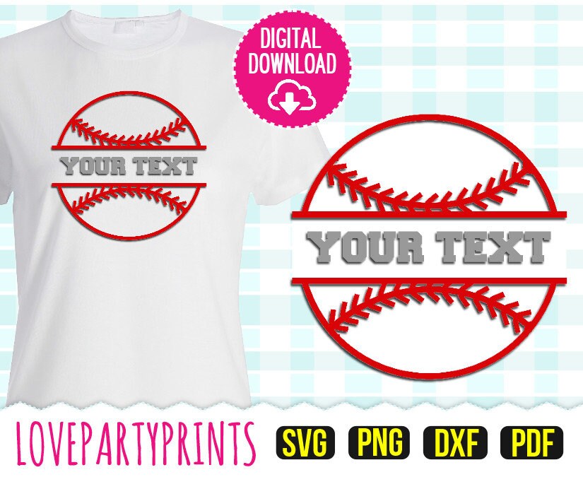 Baseball Svg, DXF, PNG, PDF, Baseball Monogram Svg, Softball Svg ...
