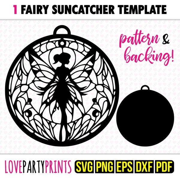 Fairy Suncatcher Laser Files - Etsy
