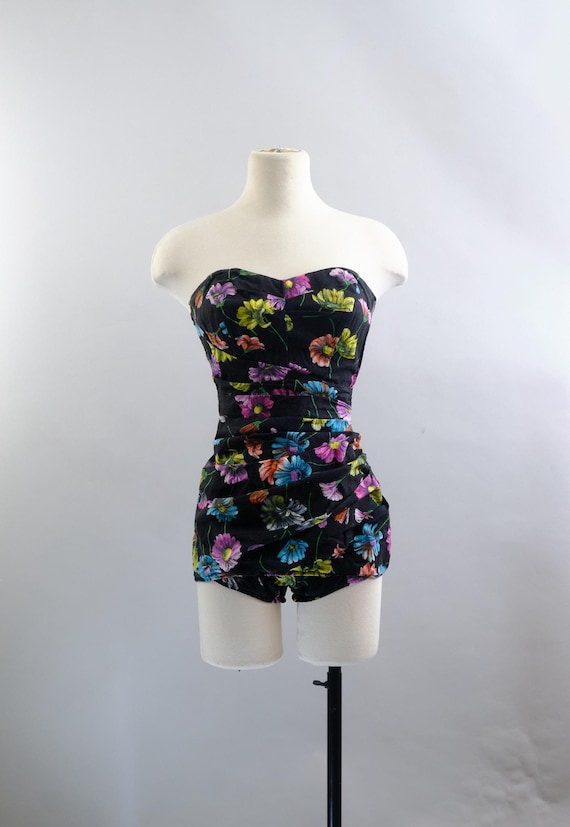 1950s Bombshell Pin Up Swimsuit – Size 12 / 34 - XS/S… - Gem