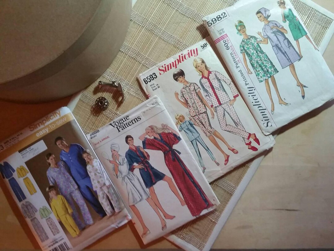 Vogue Pattern 8888 and Simplicity Patterns 2823 - 6593 - 5982 - Etsy