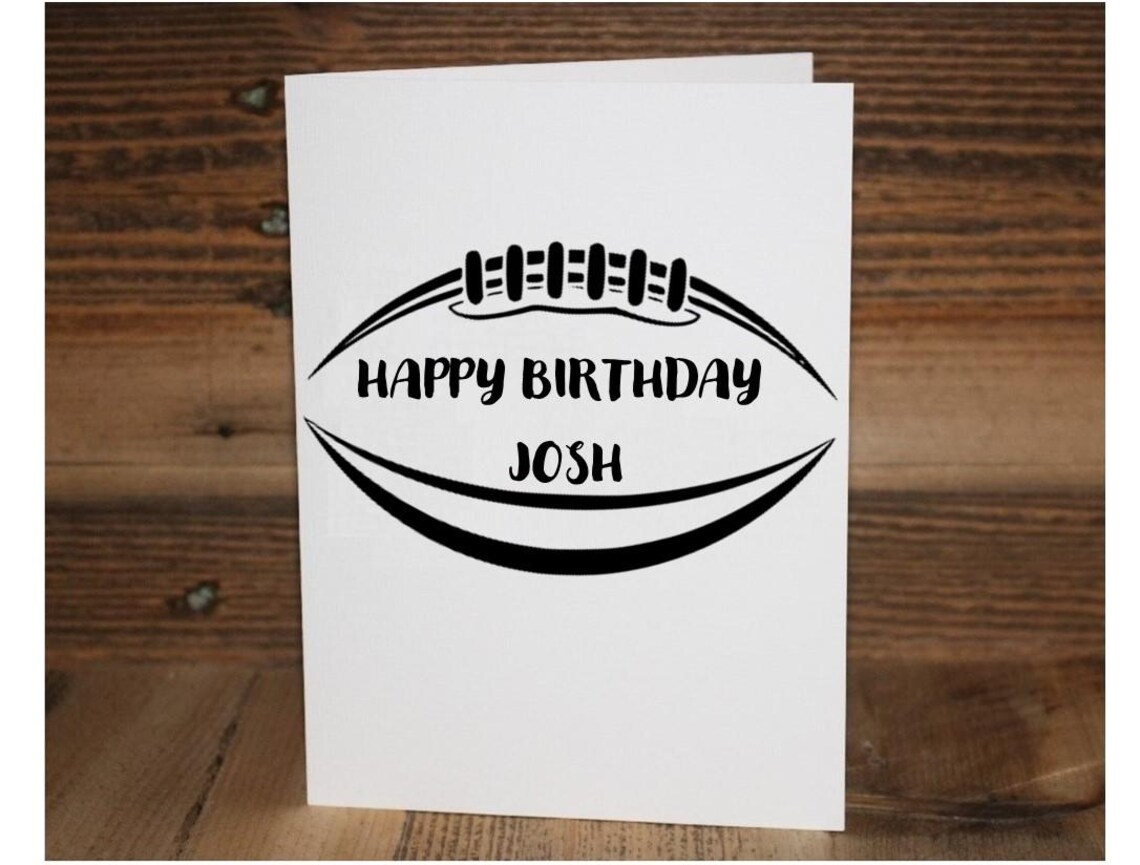 Football Graduation Card: Congrats Graduate, Senior Night - Etsy