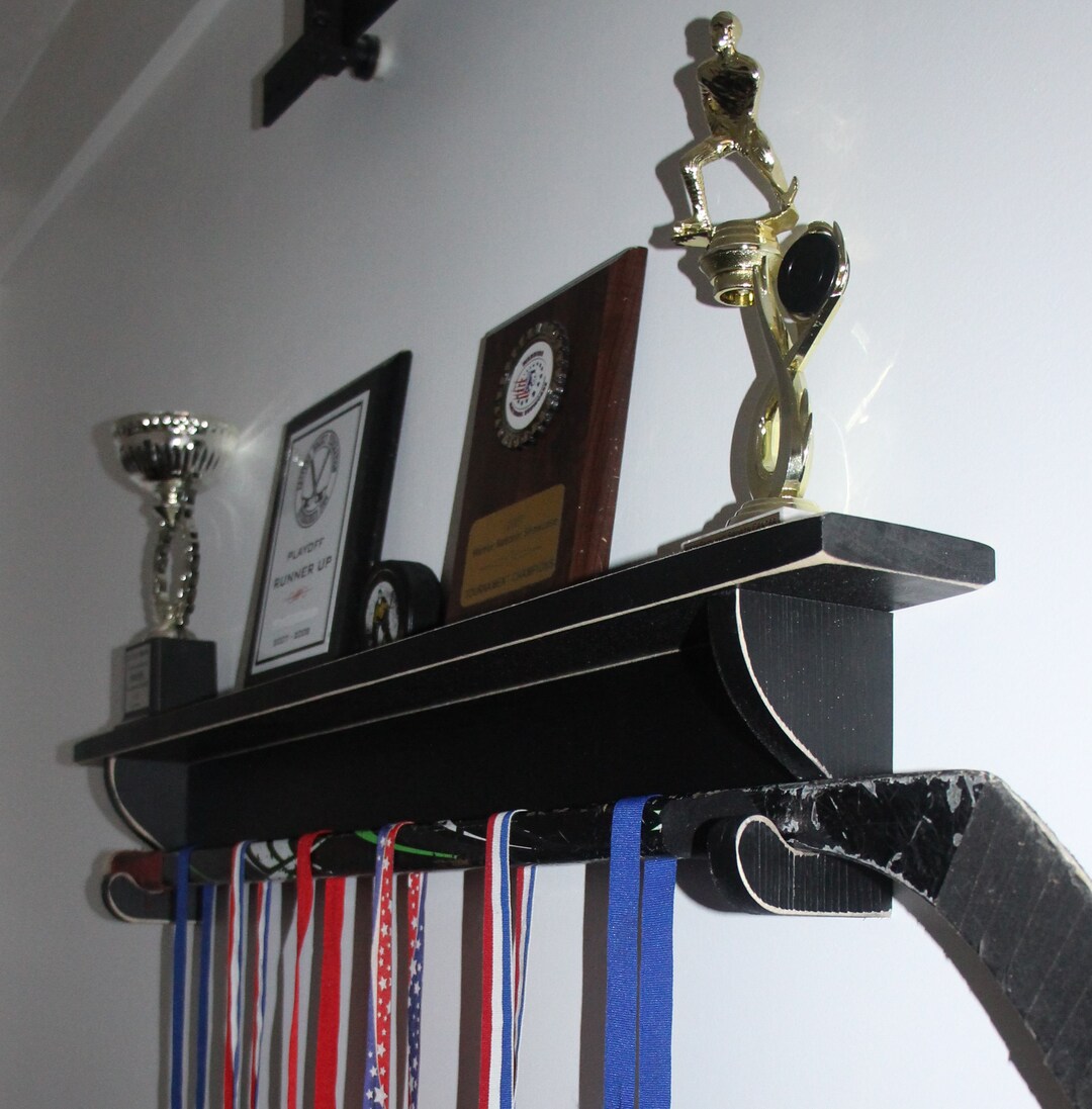 Sports Trophy Shelf, Fun Hockey Shelves, Cool Sports Trophy Awards ...