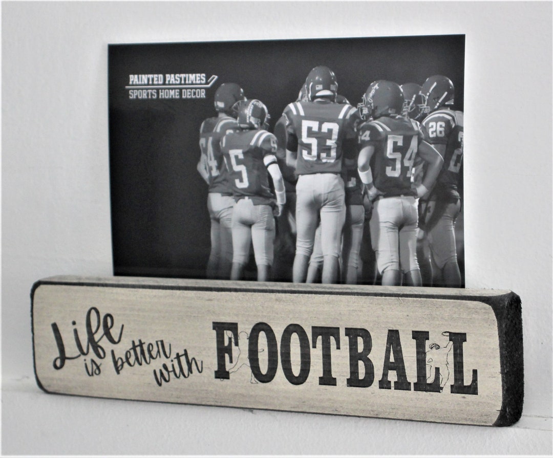 Football Photo Display, Frame for Football Player, Cool Football Room ...