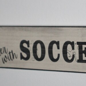 Distressed Wood Soccer Sign: Coach, Team, Player Gift - Etsy