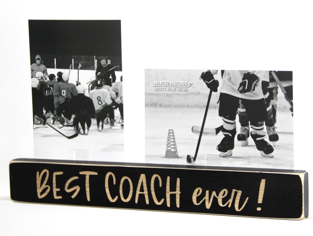 Best Coach Ever Photo Display, Team Gift, Lasercut Wood Frame - Etsy