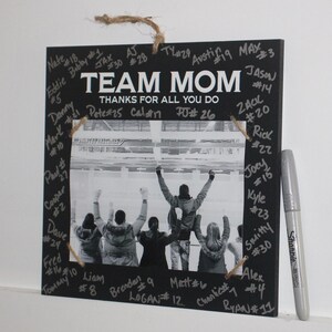 Team Manager Photo Frame: Autograph Signing Gift - Etsy