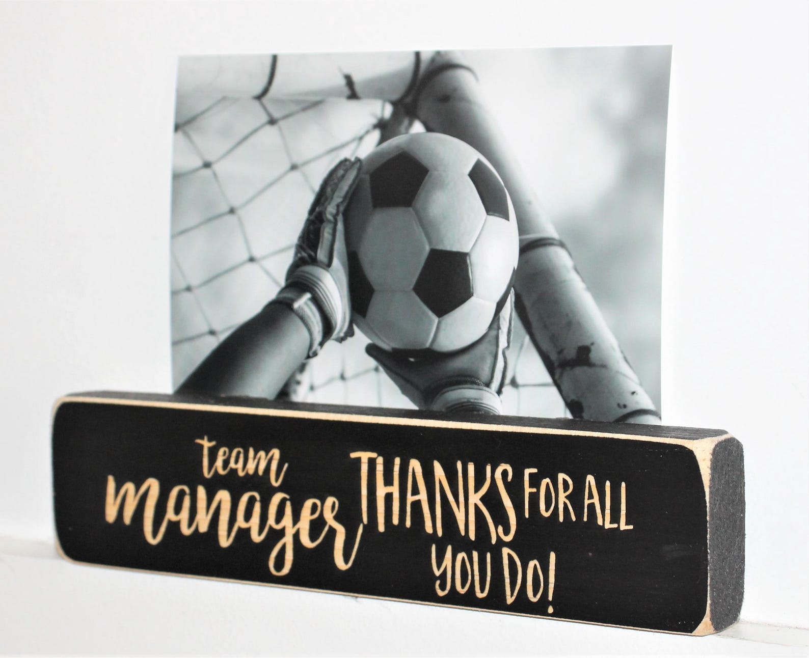 Team Manager Photo Frame: Laser Cut Wood End-of-season Gift - Etsy