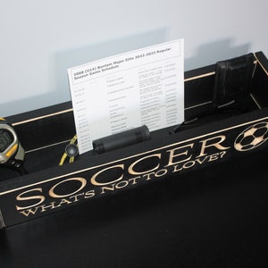 Distressed Wood Soccer Trophy Shelf: Soccer Room Decor - Etsy