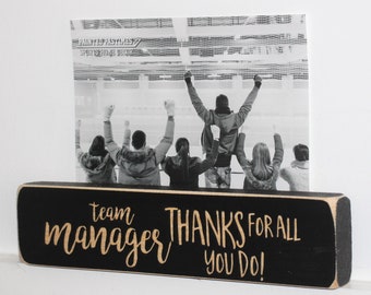 Team Manager Frame - Etsy
