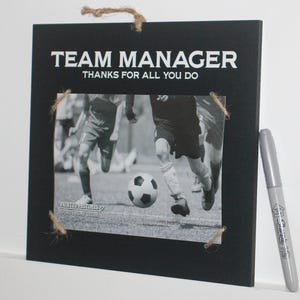 Team Manager Photo Frame: Autograph Signing Gift - Etsy